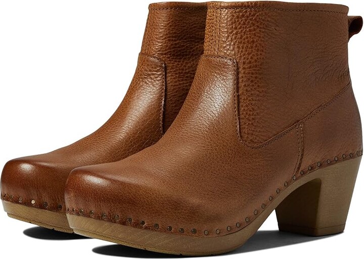 Dansko Sarah (Tan Milled Burnished) Women's Shoes - ShopStyle Ankle Boots