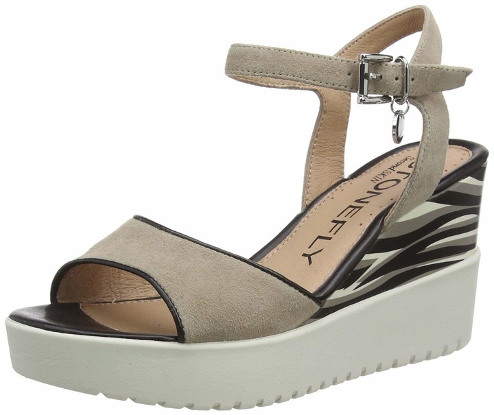 Stonefly Women's ELY 11 Nappa/Goat Suede Ankle Strap Sandals - ShopStyle