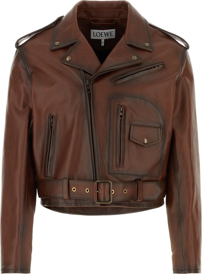 Loewe Leather Jackets - ShopStyle