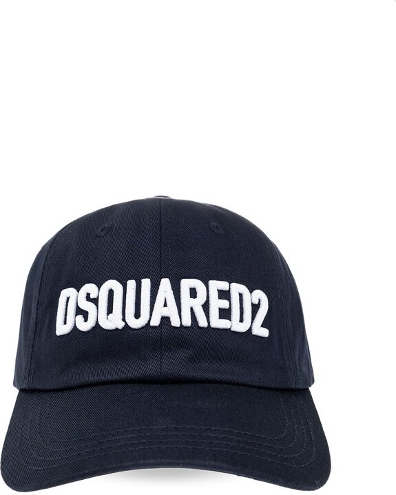 DSQUARED2 Logo Embroidered Baseball Cap - ShopStyle Hats