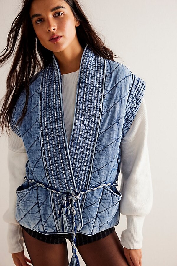 Llani Maggie Denim Vest - ShopStyle