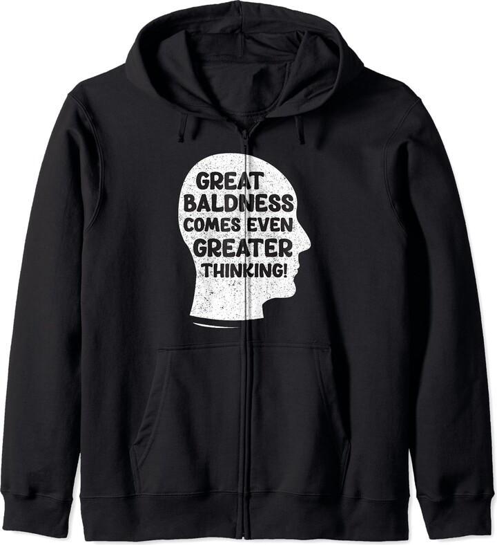 With Great Baldness Comes Even Greater Thinking! Bald Cut Smart Genius ...