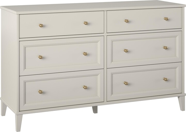 Ameriwood Home Monticello Wide 6 Drawer Dresser - ShopStyle
