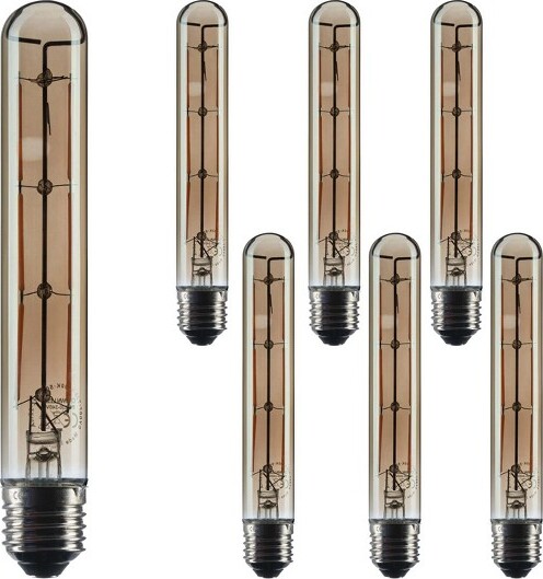 LECROWNLED CROWN LED 110V-130V, 40 Watt Edison Flute Tube Light Bulb ...