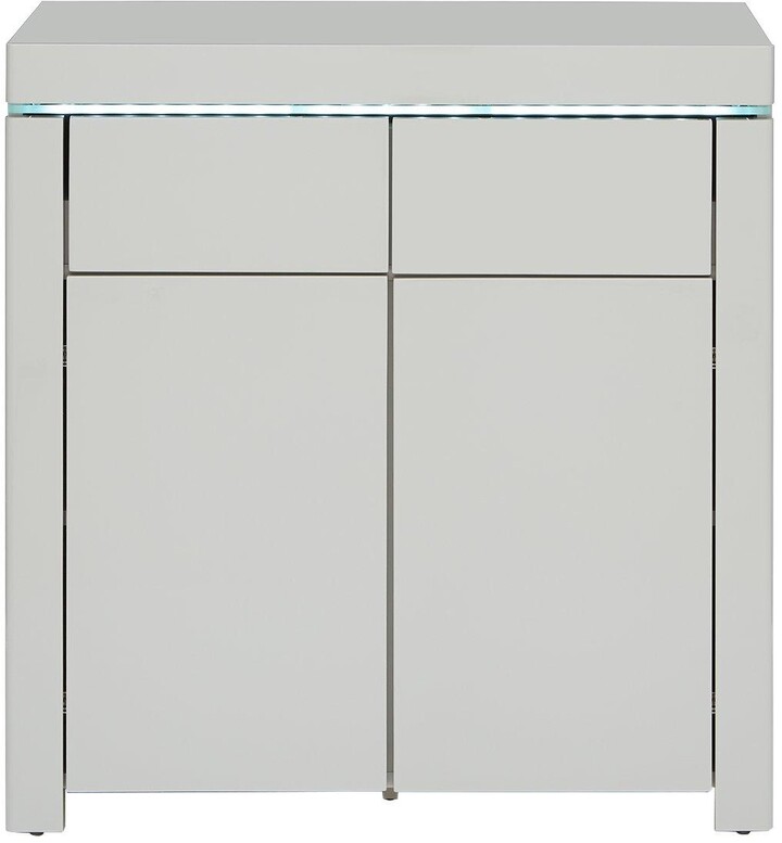 Atlantic High Gloss Compact Sideboard - Grey - ShopStyle