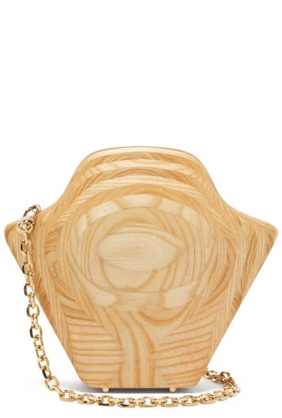 Sabry Marouf The Tutankhamun Wood Cross-body Bag - Beige Multi - ShopStyle