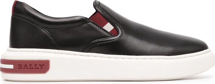 Bally Mya leather sneakers - ShopStyle