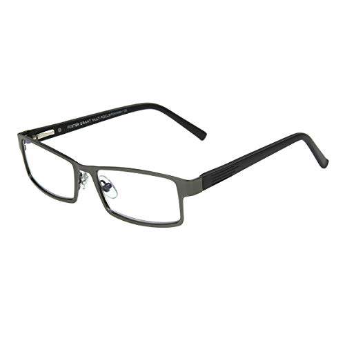 Foster Grant FGX International Men's Sawyer Gunmetal Multifocus Glasses ...