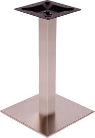 BFM Seating Elite Brushed Stainless 18" Square Outdoor Dining Height Table Base - ShopStyle