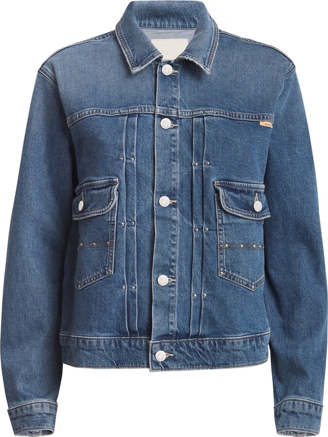 Mother Studded Duo Denim Jacket - ShopStyle