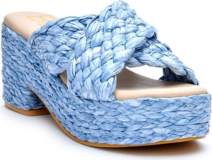 BEACH BY MATISSE Reflection Womens Woven Wedge Platform Sandals - ShopStyle