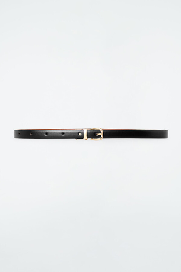 COS Reversible Slim Leather Belt - ShopStyle