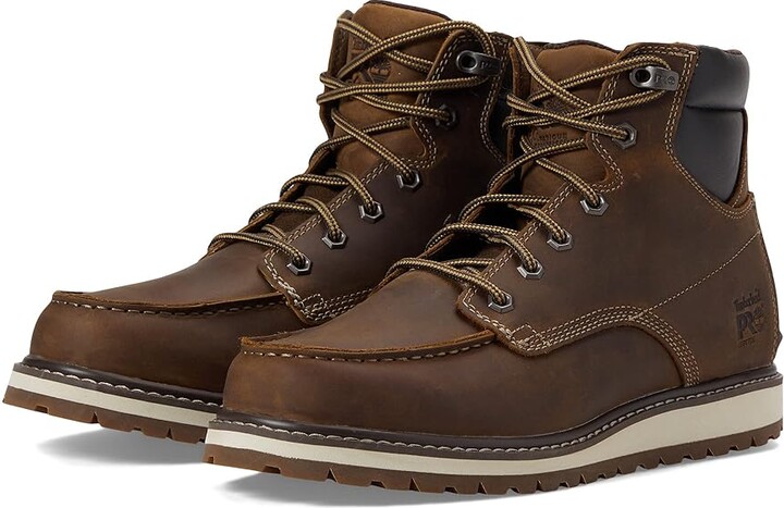 Timberland Irvine Wedge 6 Soft Toe (Cathay Spice Brown) Men's Shoes ...