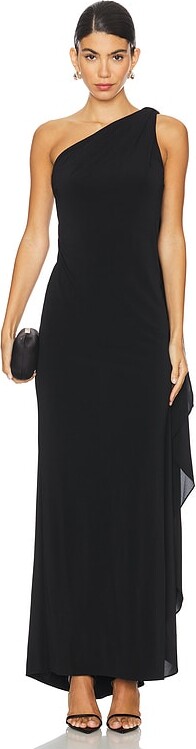 Alice + Olivia Anja One Shoulder Draped Maxi Dress - ShopStyle