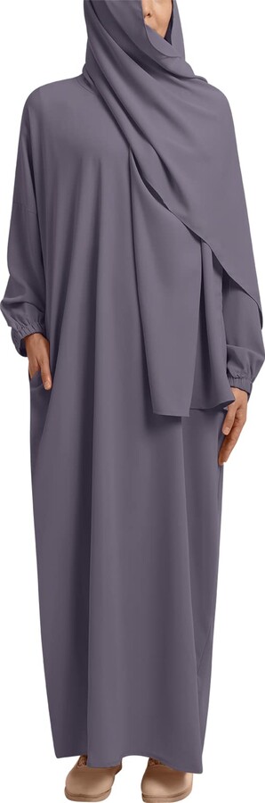 Odizli Abaya for Women Muslim UK Islamic Prayer Clothes Full Length ...