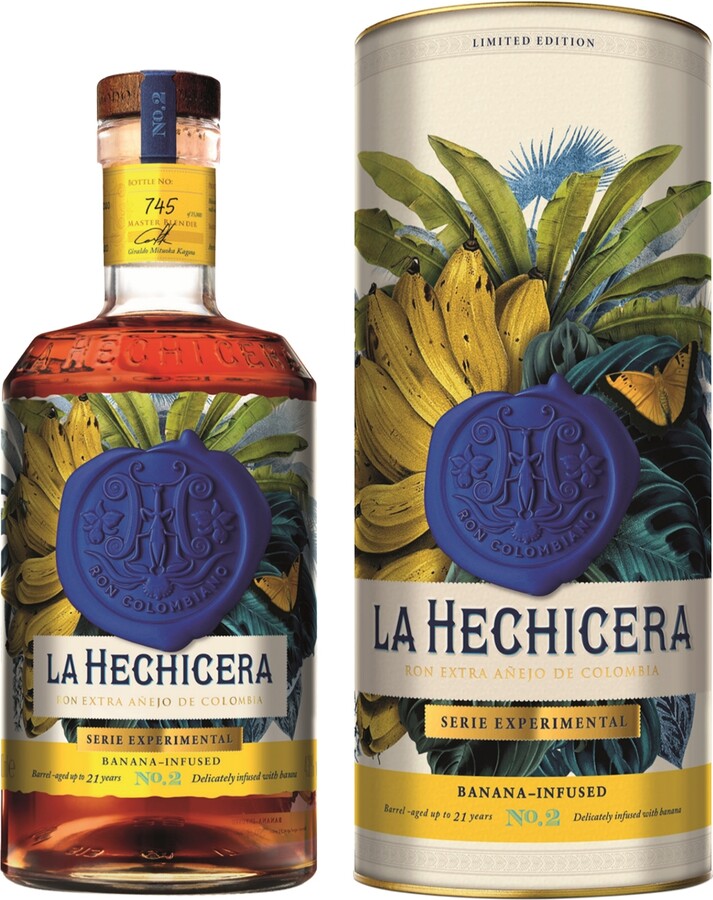 Ron La Hechicera Serie Experimental No.2 Banana Infused Extra Añejo Rum ...
