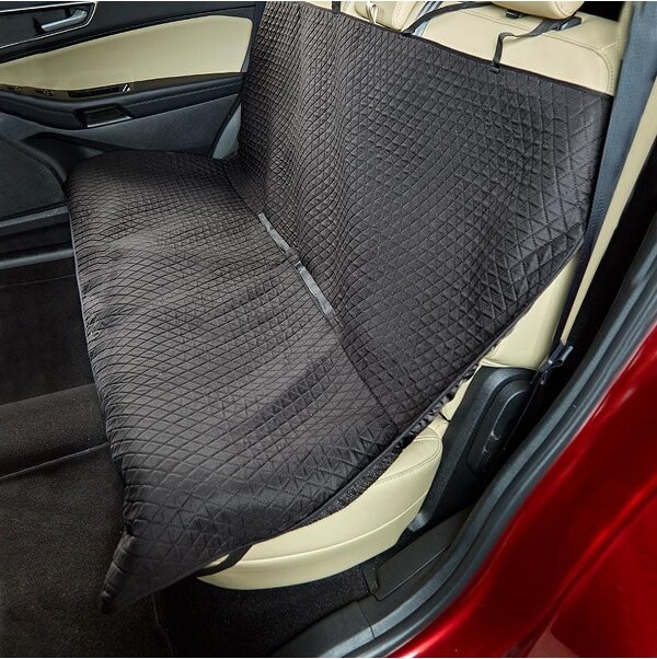 The Lakeside Collection Deluxe Quilted Car Seat Covers - Black ...