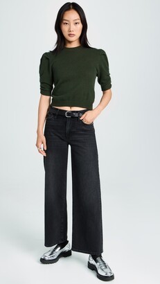 Frame Frankie Recycled Cashmere & Wool Puff-Sleeve Sweater - ShopStyle