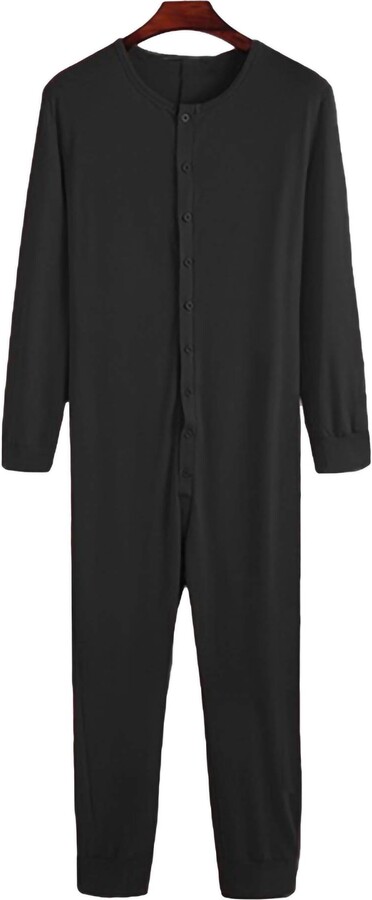 Sexy Dance Men's One Piece Pajama Long Thermal Union Suit Onesies ...