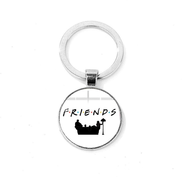 Huang Glass Art Friends TV Show Keychain Classic Scene Central Perk ...