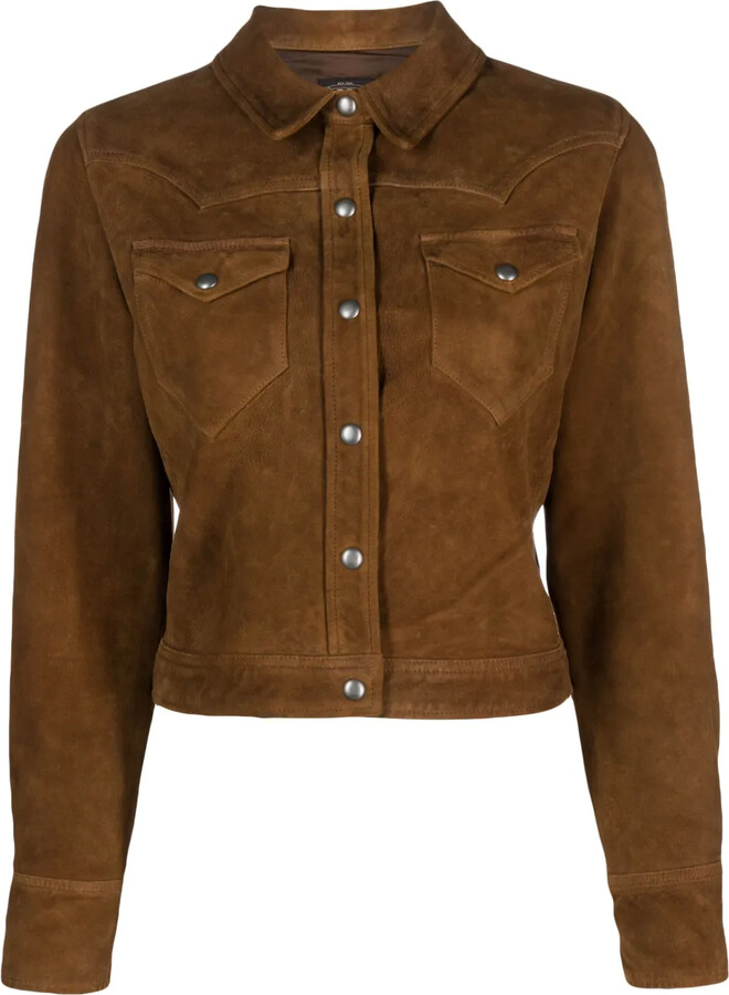 Ralph Lauren RRL Stiles suede jacket - ShopStyle