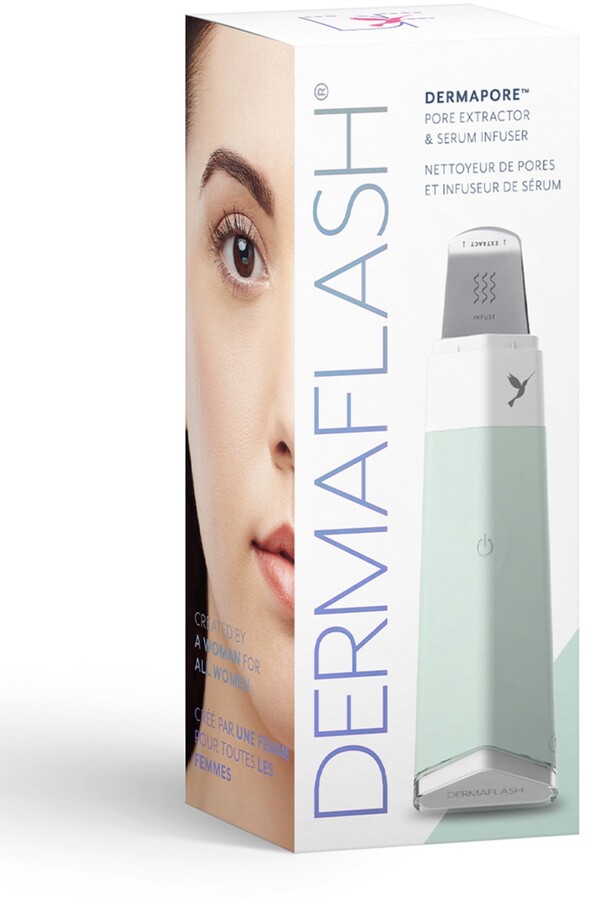 DERMAFLASH Dermapore Ultrasonic Pore Extractor Serum Infuser ...