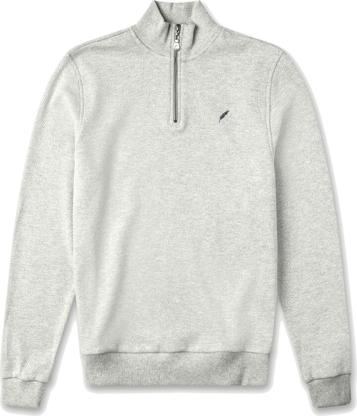 Benedict Raven Men's Touring Zip Neck Dove Grey - ShopStyle Outerwear