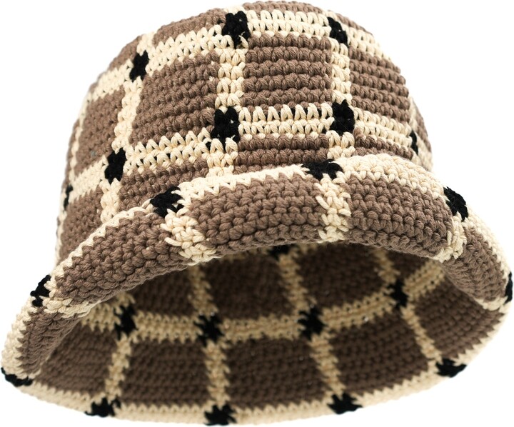 Hotpot Variety - Crocheted Bucket Hat In Tree Hugger - ShopStyle