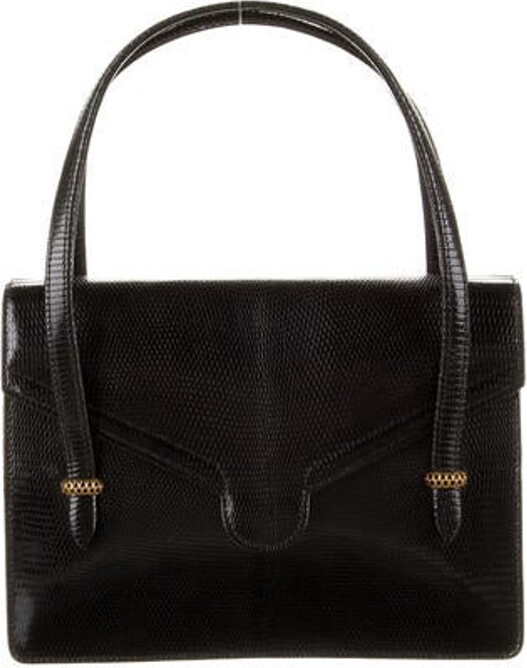 Gucci Vintage Lizard Handbag - ShopStyle Shoulder Bags