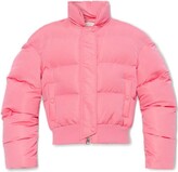 Alexander McQueen Logo Embroidered Puffer Jacket - ShopStyle