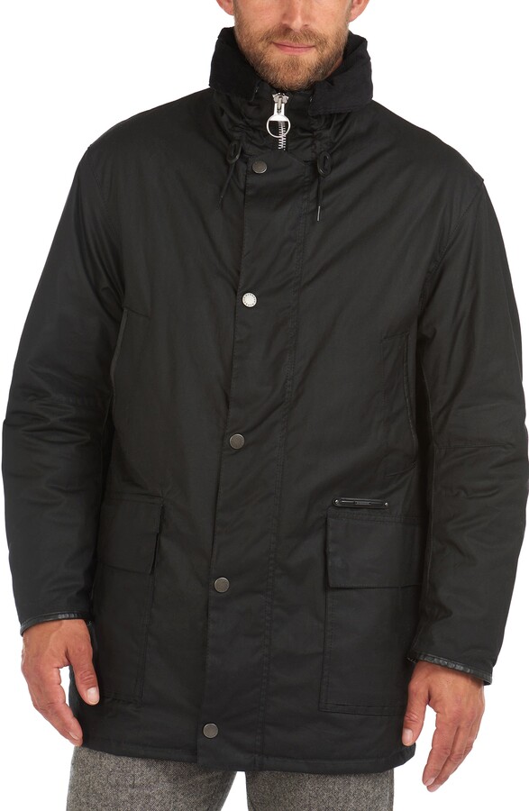 Barbour Supa Border Waxed Cotton Jacket - ShopStyle