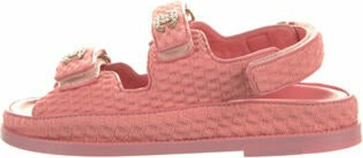 Chanel 2022 Interlocking CC Logo Slingback Sandals - ShopStyle