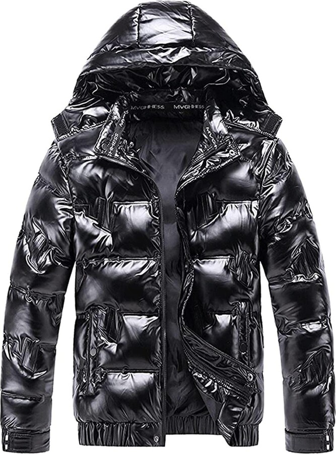 Generic Down Jackets Bomber Jacket Men Hooded Puffer Jacket Men's ...