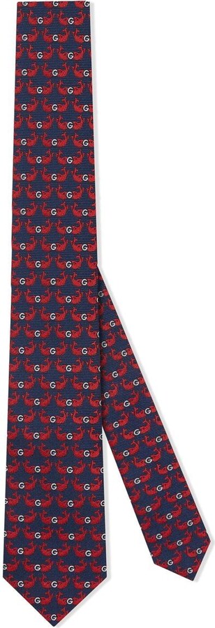 Gucci Children Fish Patterned Jacquard Tie - ShopStyle Boys' Accessories