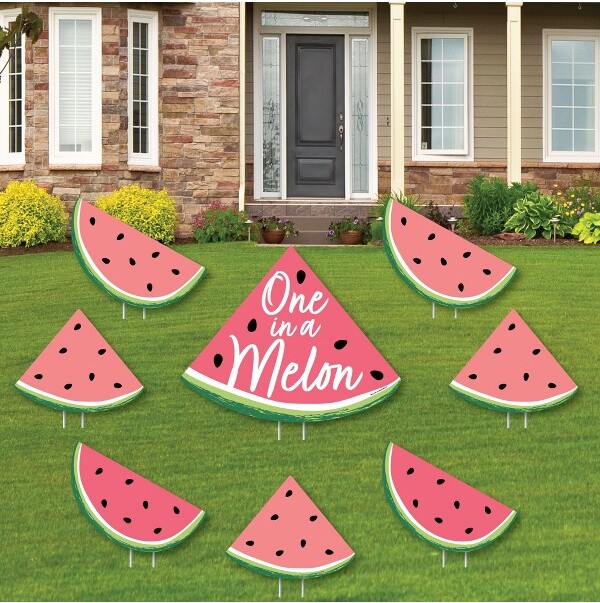 Big Dot of Happiness Sweet Watermelon - Yard Sign and Outdoor Lawn ...