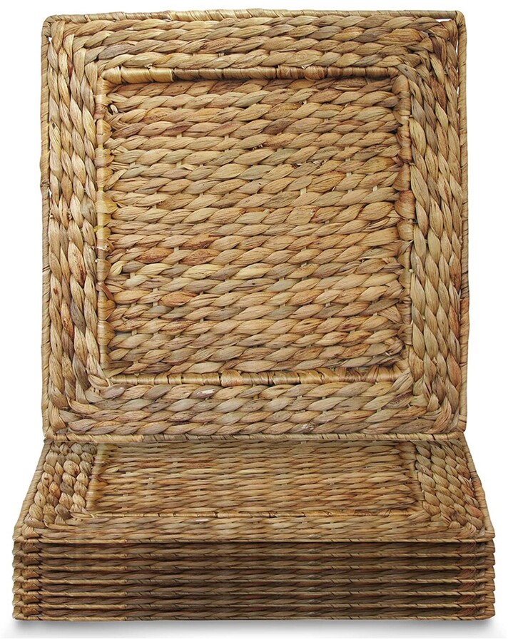 American Atelier 13" Square Charger Plates, Set of 8 - ShopStyle Fine China