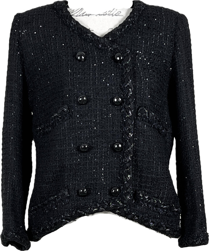 Chanel La Petite Veste Noire tweed jacket - ShopStyle Vests