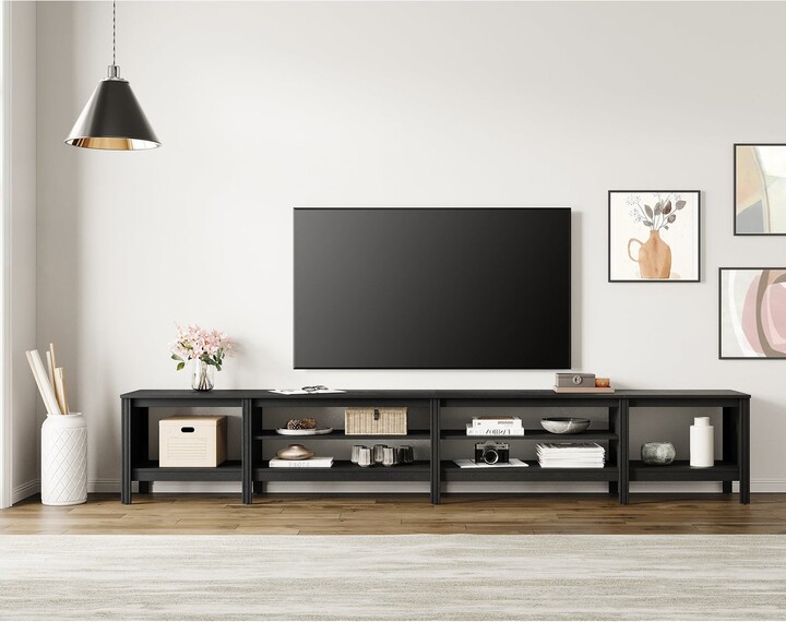 Global Pronex TV Stand for 100 inch TV Entertainment Center Farmhouse ...