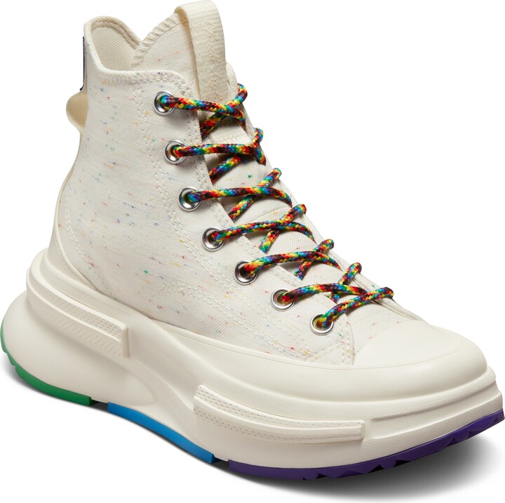 Converse Run Star Legacy CX Mismatched High Top Platform Sneakers ...