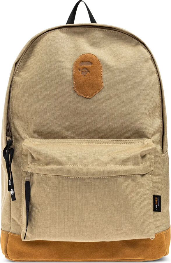 A Bathing Ape Ape Head-appliqué backpack - ShopStyle