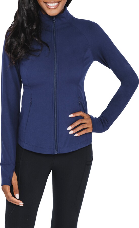 90 Degree By Reflex Lux Performance Cropped Jacket - ShopStyle