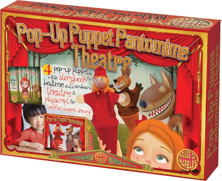 House Of Marbles Pop-Up Puppet Pantomime Theatre, Little Red Riding ...