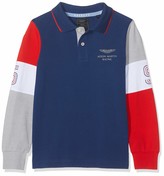 Hackett London Boy's Aston Martin Racing Slv Pn Ls Polo Shirt - ShopStyle