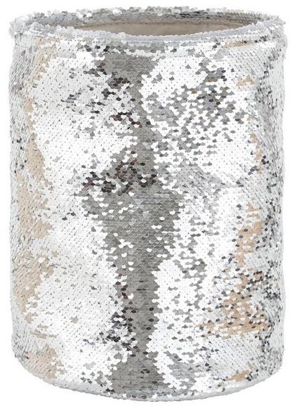 Silver Sequin Storage Basket - ShopStyle