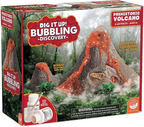 MindWare Dig It Up! Bubbling Discovery: Prehistoric Volcano Fossil Dig ...