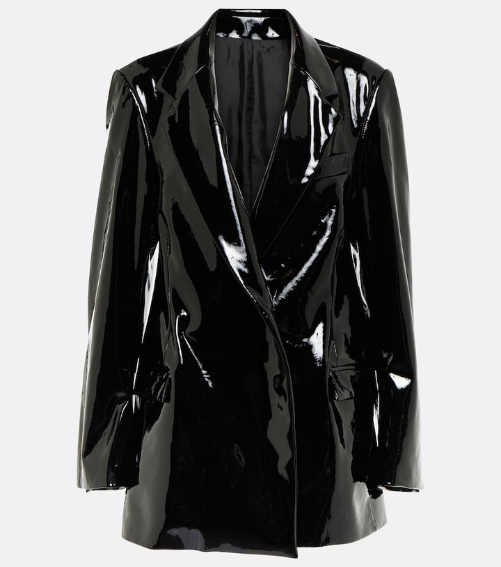 Alaia Patent leather jacket - ShopStyle