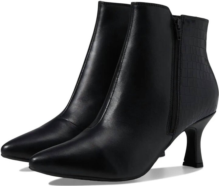 Clarks Kataleyna Glow Heels In Black Leather - ShopStyle Boots