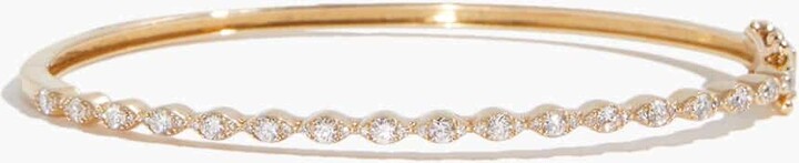 Vintage La Rose Rain Drop Diamond Bangle in 14K Gold - ShopStyle Fine ...