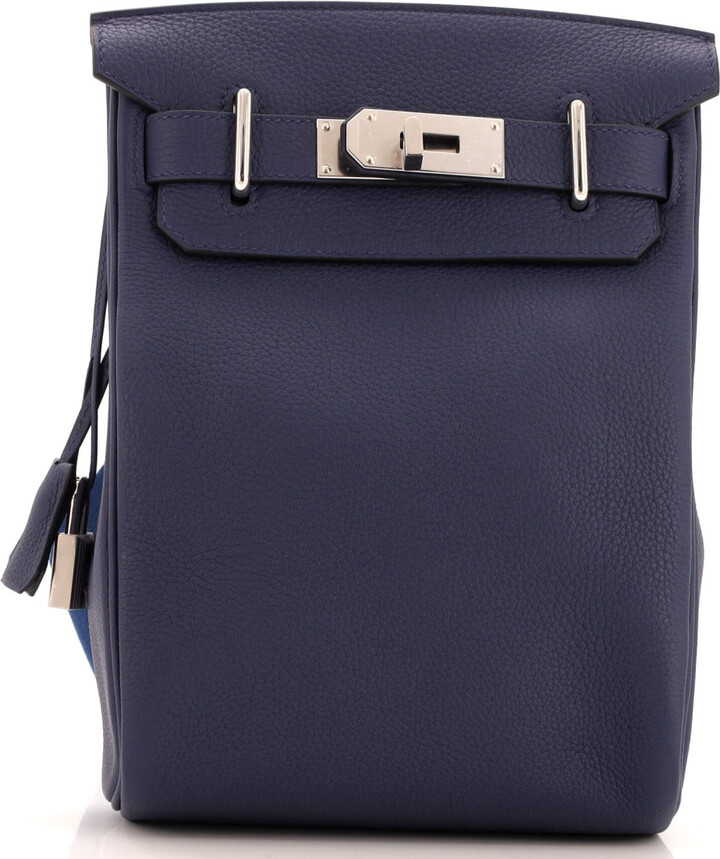 Hermes Leather backpack - ShopStyle