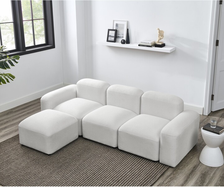 RASOO L-Shape Modular Sectional Sofa for Small Space - ShopStyle